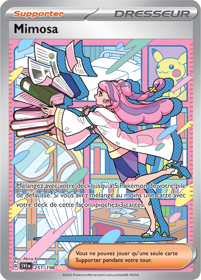 Carte Pokémon Mimosa 251/198 - Écarlate et Violet, Écarlate et Violet