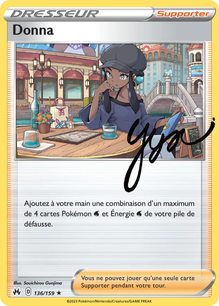 Carte Pokémon Donna 136/159 - Zénith Suprême, Épée et Bouclier